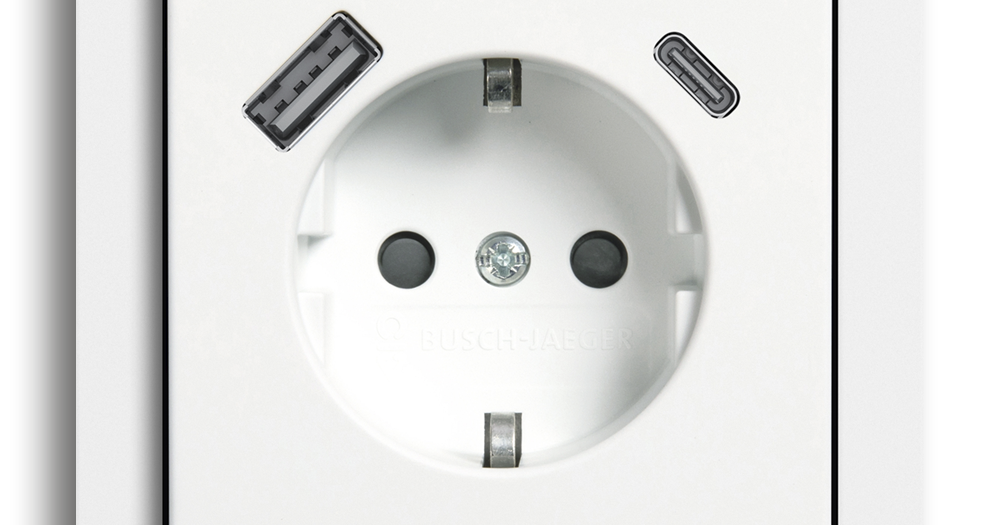 Busch-Jaeger – SCHUKO® USB socket outlet